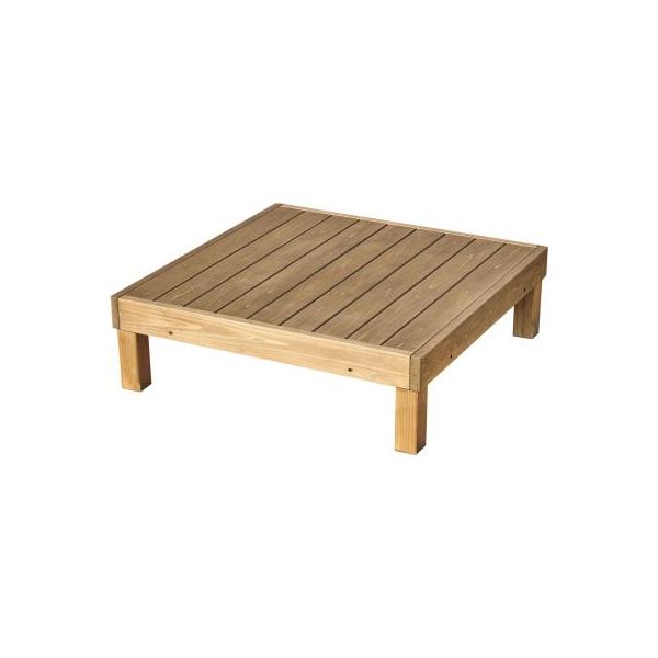 100×100×座高30cm、23kg、ヒノキ(加圧注入防腐処理材、防虫・防カビ塗装仕上げ)屋外用、組立不要、四方連結可能、接続用ボルト2本付屋外施設にマッチするオールウッドベンチ。木材の内部まで防腐剤を浸透させた「加圧注入防腐処理材」に防...