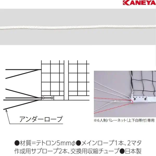・材質＝テトロン5mmφ・メインロープ1本、2マタ作成用サブロープ2本、交換用収縮チューブ