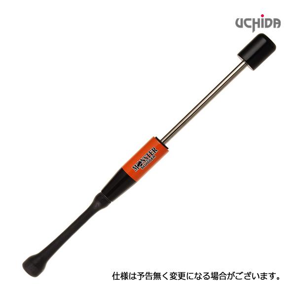 ウチダ パワースラッガー トレーニングバット 85cm モンスタースラッガー オレンジ MS-85-ORG全長85ｃｍ飛び出し易いおもりがヘッドの下がりをおしえてくれる。
