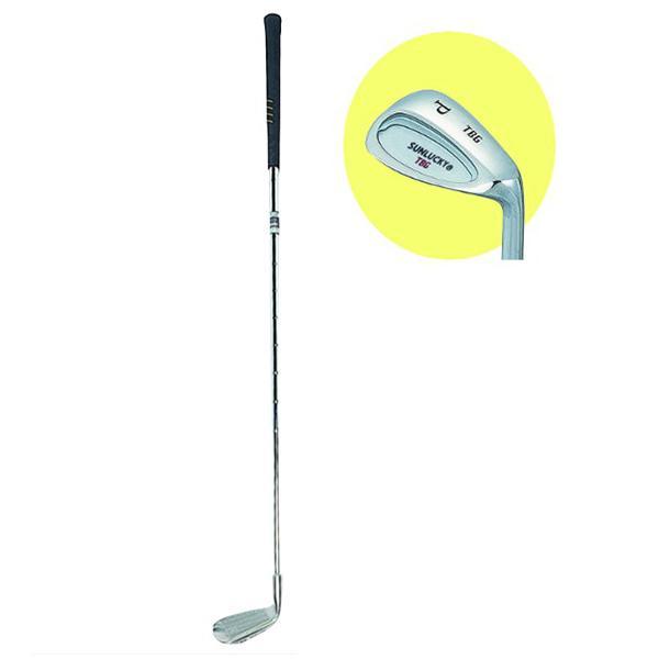 スチール製シャフト男性用（右・左）女性用（右・左）があります。ロフト角度　46度ヘッドの厚み（バンス）12mmです。比較的厚い方です。滞空時間の長い安全な羽根付きボールを使用。いろいろなコース設定でプレーに変化も。羽根付きの専用ボールをクラ...
