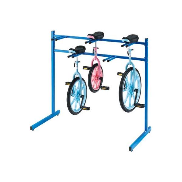 幅125cm×奥行63cm×高さ108cm、9kg、主材/スチール収納・取り出しが容易な片面上下2段式ラック。