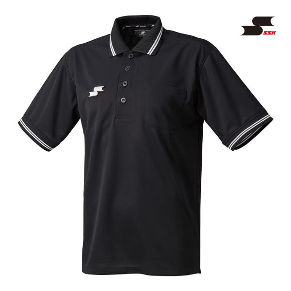 エスエスケイ 高校野球 少年野球 審判用半袖シャツ 受注生産 UPWP1103BL 素材：ポリエステル100％ボーイズリーグ指定仕様生産国：日本※着丈：84cm(Lサイズ)