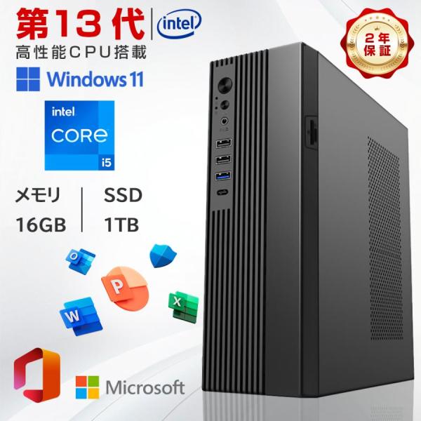 ミニPC mini pc【商品情報】商品名：intel core i5デスクトップパソコン寸法 (幅x奥行x高さ) ：298x 95x 290 mmCPU情報【Intel Corei5-4590S】4コア4スレッド（3.0~3.7 GHz）...