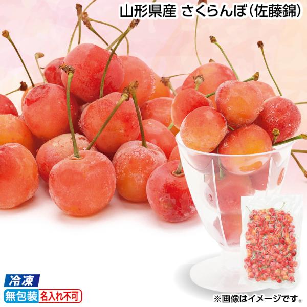 【発売日：2026年05月18日】山形県を代表する果物さくらんぼ（佐藤錦）を急速冷凍しました。凍ったまま食べればサクッとした食感を楽しめます。【商品提供者コメント】