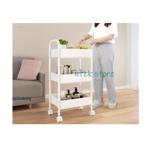 【特徴】●省スペース●抜群の収納力コンパクトながらも大容量の収納を実現します。キッチン用品はもちろん、植物からインテリア雑貨まで使い方はあなた次第です。●キャスター付き重たいものもラクラク運べます。キッチンからリビングヘ、リビングから寝室へ...