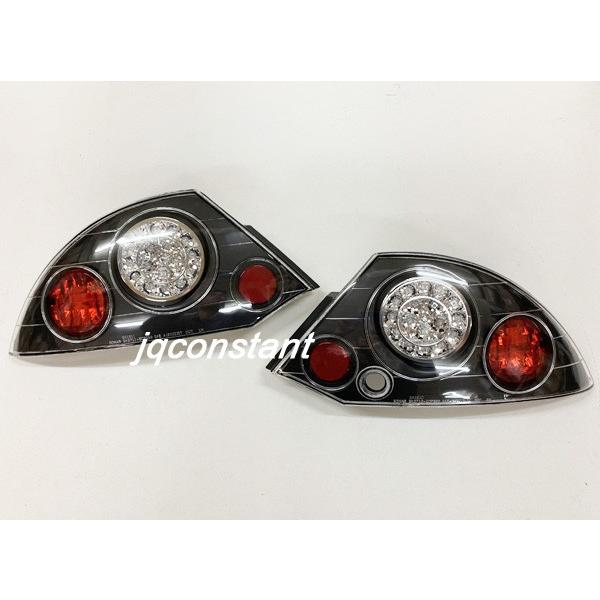 新品未使用、左右セット2004-2006yエクリプス スパイダー クリスタルLEDテールランプブラックインナー