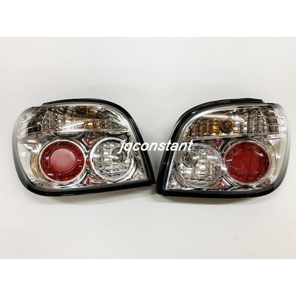 新品未使用、左右セット1999-2005yNCP13 ヴィッツ クリスタルテールランプクロームインナーバルブ、ソケットは付属しています