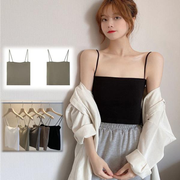 素材ナイロン，ポリウレタン生地の厚さ薄手商品仕様透け感：なし伸縮性：あり裏地：なしカップ取り外し不可サイズ：フリーサイズカラー：ブラック/ホワイト/グレー/グリーン/カーキ着丈：約42cmバスト：約64〜88cm生産国：中国取扱い表示：水洗...