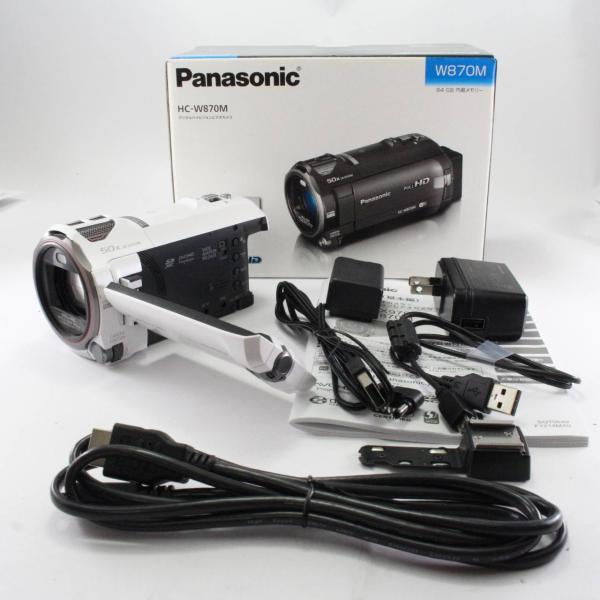 製品型番 HC-W870M-W有効画素数 603万画素撮像素子 1/2.3型画面サイズ 3 インチ可動式液晶 はいズーム倍率 (光学) 20ズーム倍率 (デジタル含む) 250倍焦点距離 (広角側) 29.5 ミリメートル焦点距離 (望遠側...