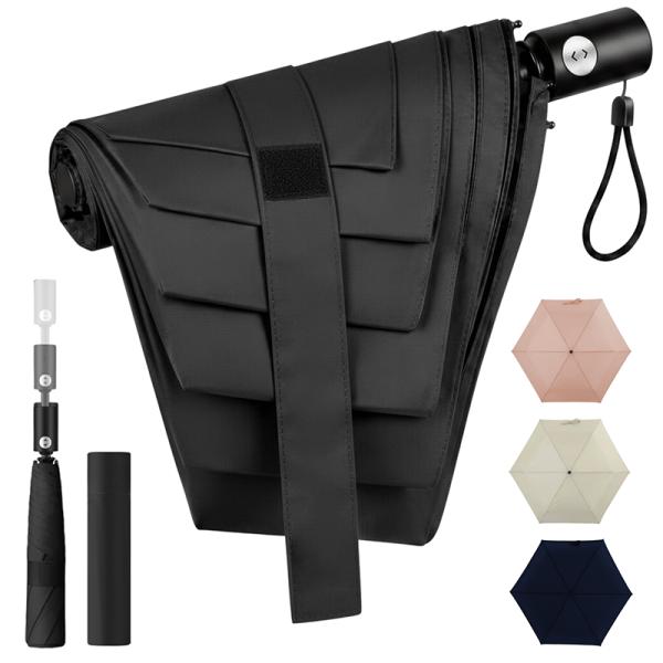 【形状記憶・3秒でたためる】特殊な形状記憶（ヒートメモリー）を採用した折りたたみ傘は、傘を閉じると自動的に整然と折りたたまれ、わずか3秒でコンパクト収納完了。【逆戻り防止機能で安心設計】自動開閉傘にありがちな「骨の逆戻り」や「バネの飛び出し...