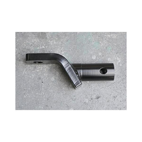 【スラント型ロータイプ丸パイプ】A:50Ф　B:175mm　C:50mm　D:19mm■材質：スチール製：ブラックパウダー塗装タイトジャパン用