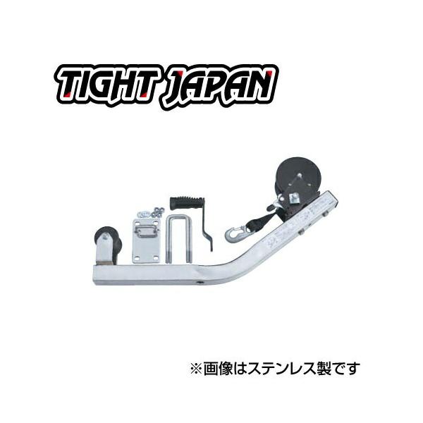 ★バイパー塗装からブラック塗装へ、ストラップはループ付きへ変更となっております。★■材質タワー、ウインチ：スチール製ブラック■ウインチ仕様：シングルギア■耐荷重：540kg■付属品：ループストラップ、取付ボルト一式※バイパーカラーよりブラッ...