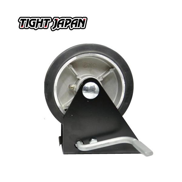 タイヤ＆ベースのみ　※ベース部分がブラックへ変更となっております。■TIGHTJAPANストッパージャッキ(0702-00、0702-06)用■材質：スチール製■ホイール径：150mm、ストローク量：280mm