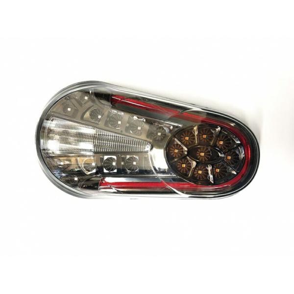 ■サイズ：125×238×50mm（縦×横×厚さ）■24V対応■左右共通形状(1個単位での販売)★耐水仕様★雨や洗車など、上からの水に耐えるつくりとなっています。トレーラーを水中へ入れるなど、灯火部分を水中へ浸すことはされませんようご注意く...