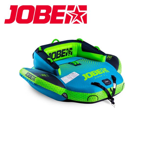 JOBE Binar Towable 2Personバイナー トーイングチューブ 最大2名一番人気のソファー型モデルです。 背もたれに体重を預けて足を伸ばしたり、正座して乗ることもできます。前後2つのトーイングポイントがあるためマルチなポジ...