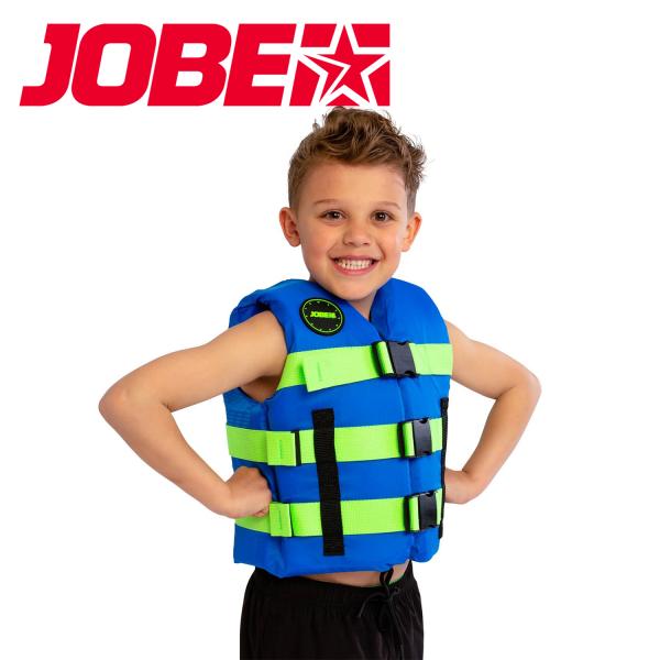 JOBE Nylon Life Vest Kids Blueネオプレン ライフベスト キッズ ブルー快適で柔軟性があり、便利なフロントジッパーが付いているので素早く着脱できます。子供用ネオプレンベストは、快適さと動きやすさはもちろん、優れた...
