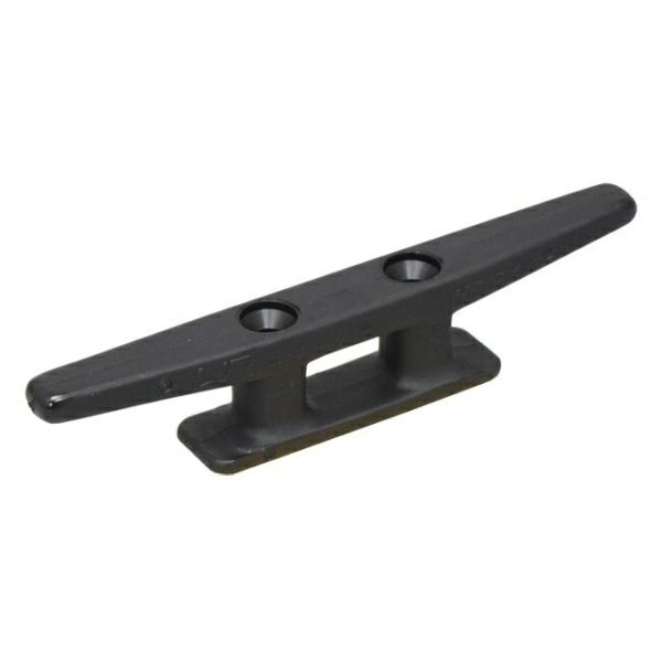 ■材質：ナイロン製■サイズ(クリート部)全長80×止め穴〜止め穴21×高さ15mm●ナイロン製の２点止めクリートです。●強い力が加わった時、艇体に及ぶダメージを軽減します。●小型ボートやカートップボート、カヤックなどに最適です。