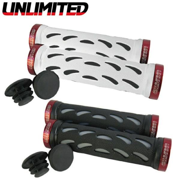 【適応】社外ハンドルバー(バー径：22.2mm)【商品名】ロックグリップスプラッシュ【対応】社外ハンドルバー【サイズ】130×29mm【ロックリング】レッド【付属】プラスチックエンド手にマメが出来にくいダイヤパターンに涙のようなシャープな切...