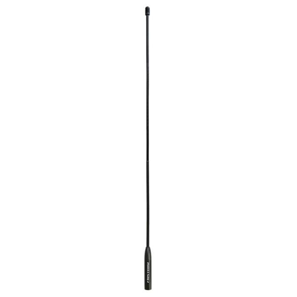 八重洲無線(YAESU)・モトローラ（MOTOROLA）・スタンダード(STANDARD)の登録局に対応したモデルここぞという時に頼れる、約43cmのスーパーロングタイプ飛距離・受信安定性に優位性のある充分な長さ山間部や見通しの良い平野部な...
