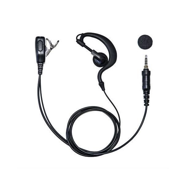 ●デジタル簡易無線登録局FC-D301用のイヤホンマイク（耳掛けタイプ）●VOX対応●防水ねじ込み式1PIN[コード長さ]PTTスイッチ部からイヤホン部：795mmPTTスイッチ部からジャック部：405mm