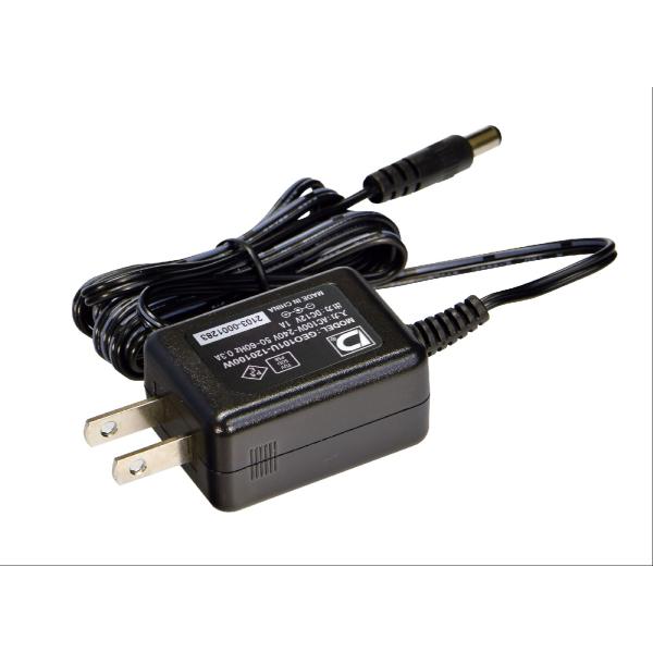 定格入力：AC100V〜240V　50/60Hz定格出力：DC12V / 1Aコネクタ：DC-P出力極性：センタープラス（＋）動作温度：0〜40℃外形寸法：35(W)×24.5(H)×48(D) mm重量：60g(ケーブル含む)ケーブル長：...
