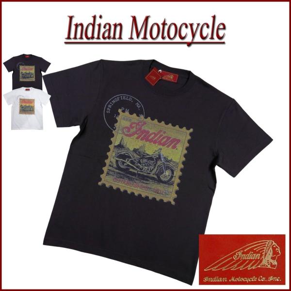 本体 綿 100%【INDIAN MOTOCYCLE】【インディアンモトサイクル】STAMP ロゴ プリント 半袖 Tシャツです!1901年創業 歴史ある米国のオートバイブランドです 。ネイティブ・アメリカンのスタイルにバイカーテイストを落...