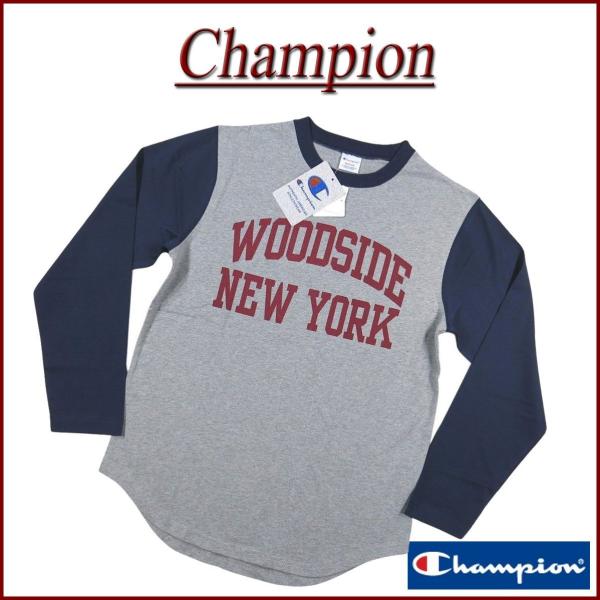 本体 綿 100%新品未使用 【Champion】【チャンピオン】トリコロールタグ COTTON USA アメリカ綿 カレッジプリント 染み込みプリント ロンT 長袖 Tシャツです!日常使いの1品として同ブランドの魅力を手軽に楽しんでいただ...