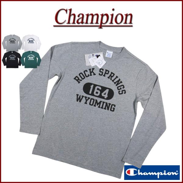 本体 綿 100%新品未使用 【Champion】【チャンピオン】トリコロールタグ COTTON USA アメリカ綿 カレッジプリント 染み込みプリント ロンT 長袖 Tシャツです!日常使いの1品として同ブランドの魅力を手軽に楽しんでいただ...