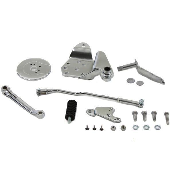 22-0801フォワード シフター コントロール キット フットペグ フットボード ラチェットアーム ダストカバー 使用 可能 キット Forward Shifter Control Kit ハーレーフォワードシフターコントロールキットは、...