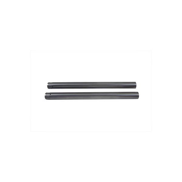 24-0049Hard chrome fork tubes are 2" over stock.Turn out end is clamped on and will allow the installer to rotate into t...