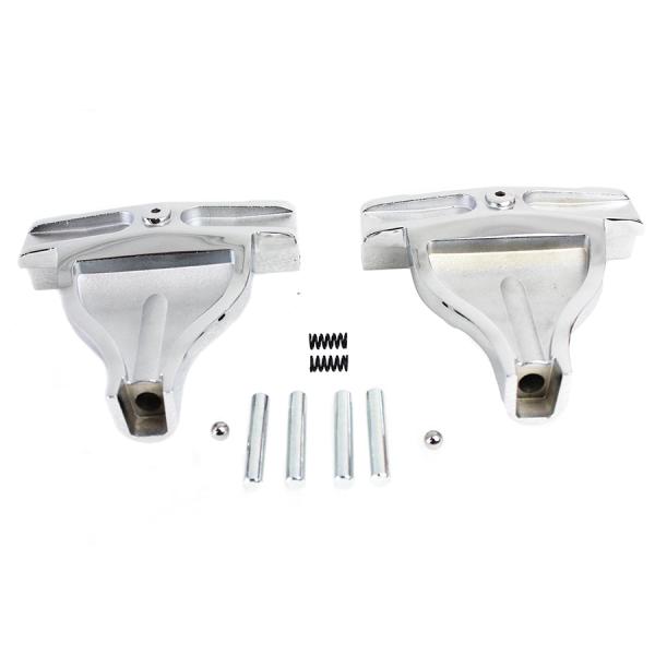 27-0189パッセンジャー フットボード  サポート セット クローム Passenger Footboard Support Set Chrome FLST 2018-UP FXST 2018-UP ハーレーこれらのクローム仕上げのサポ...