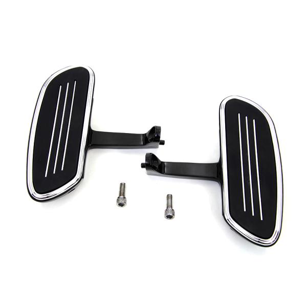 27-0977パッセンジャー フットボード セット ストリームライナー デザイン Passenger Footboard Set with Streamliner Design FLT 1993-UP ハーレーストリームライナー乗客用フット...