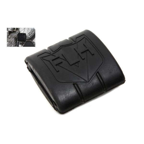 28-0457ブラック ラバー ブレーキ ペダル パッド FLH ロゴ Black Rubber Brake Pedal Pad With FLH Logo ハーレー黒いラバーブレーキペダルパッドには、FLHロゴが付いており、鋼製のペダルに...