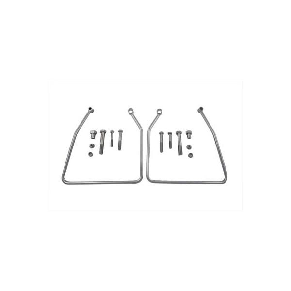 31-9909サドルバック サポート セット クローム Saddlebag Support Set Chrome スポーツスター XL 1982-1993 90799-86C ハーレーChrome saddlebag support set...