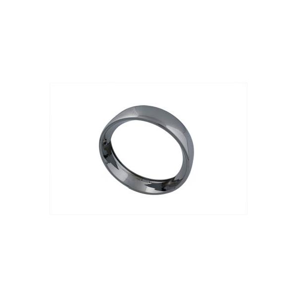 33-0548クローム 7インチ フレンチ アウター ヘッド ランプ トリム リム  復刻 希少 デッドストック 7" Headlamp Chrome Frenched Trim Ring 69626-99 ハーレークローム7インチフレンチ...