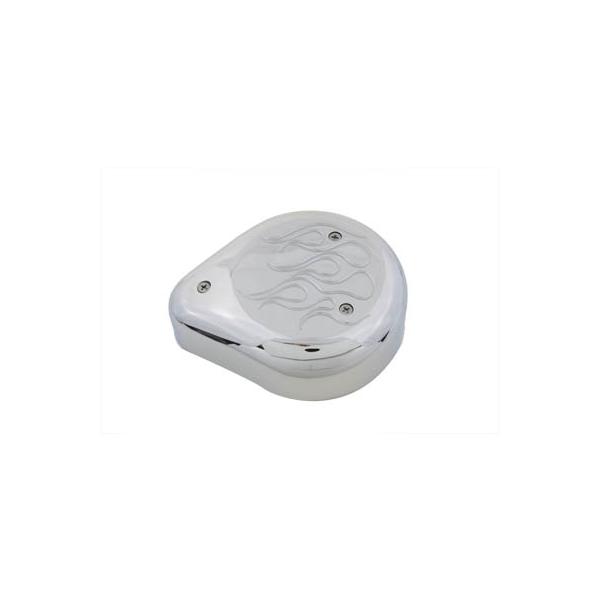 VT No 34-051134-0511 フレーム 炎 火 焔 煉獄 ティアドロップ エアクリーナー エアクリ CV キャブレター EFI  FLST FXST FXD XL FLT FXR ハーレー下記、付属品です。ブラケットセットを別途...