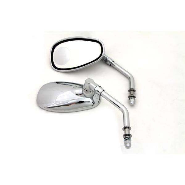 34-1225スプリット ビジョン ミラー セット Split Vision Mirror Set FITS All 1965-UP models for left and right side application ハーレースプリットビ...