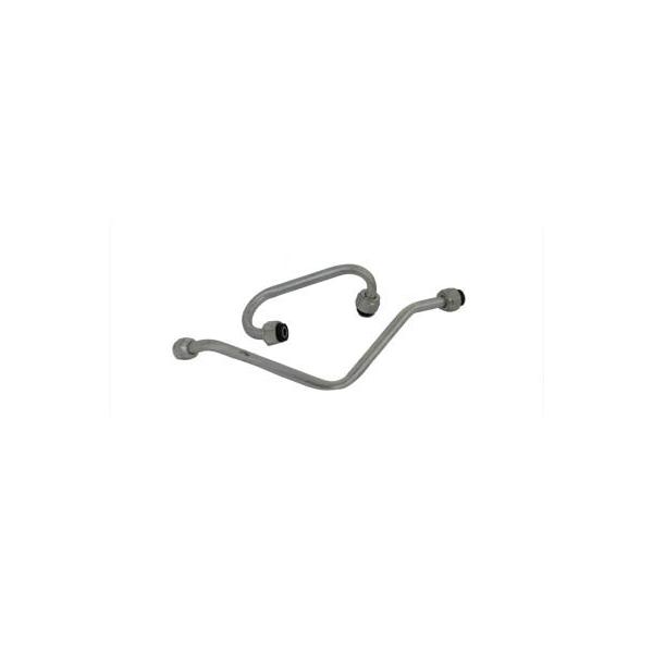 40-0371ジガド オイル フィルター ライン セット Zicad Oil Filter Line Set FL 1958-1964 ハーレーZicad、2ピースのフィルターラインセットには、戻りフィルターからタンクへのライン、およびスイ...