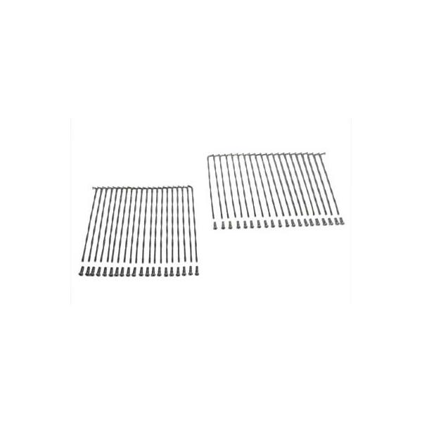 45-067619インチ 6-8ゲージ ツイスト ねじれ スタイル 長さ209mm クローム スポーク 40本 ニップル 付属 ドロップセンター リム フロント Front ハーレーBuchanan 6-8 gauge spoke set ...