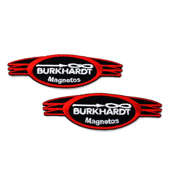 48-1603バルクハルト マグネト パッチ Burkhardt Magneto Patches FITS All ハーレーバルクハルトマグネトーパッチはアイロンをかけるか縫うことができます。 ペアで販売。注：パッチを衣類に適用するために電...