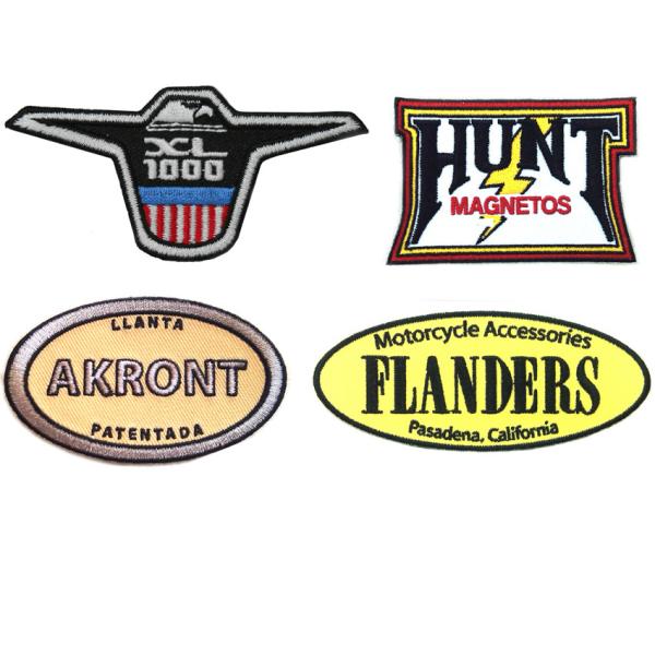 48-8006ワッペン パッチ 衣類用 4枚セット XL 1000 フランダース ジョーハント アクロント Cloth Patch Set Series 6 ハーレーアイロンを使用するときはスチームは使用しないでください。Series 6 ...