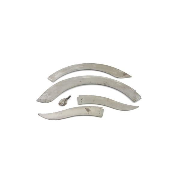 VT No 50-016850-0168 サイドバルブ リア フェンダー スカート セット FL 1941-1954 WL 1936-1952 EL 1936-1954 U 1936-1948ハーレーサイドバルブモデル用リアフェンダースカー...