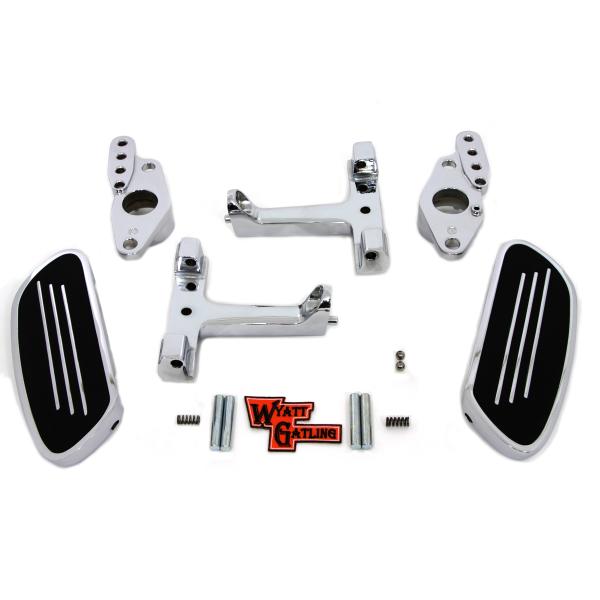 51-0867パッセンジャー フットボード  セット スイングアーム マウント キット Passenger Footboard Set with Swingarm Mount Kit FLT 1982-2006スイングアームマウントキット付...