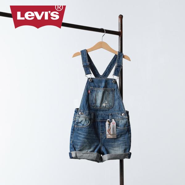 【 商品説明 】Levi'sより、かわいいキッズ用サロペットが登場しました☆ヴィンテージ加工が施された味のあるデニム素材がポイント。ロールアップしたヘム部分もアクセントになっています。合わせるインナー次第でさまざまな表情のコーディネートを楽...