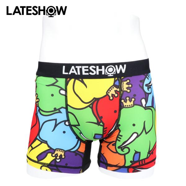 【 商品説明 】【LATESHOW】デザイン性の高さと履き心地の良さを兼ね備えたアンダーウェアDETAIL鮮やかな色使いでイラストやロゴが施されています。他にない目を惹くデザインで、見えないところにもこだわりたい方にぴったりです。履いている...