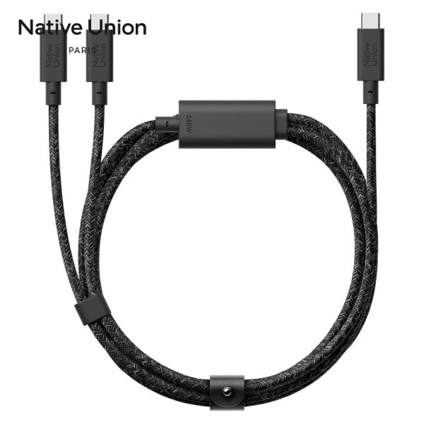 【 商品説明 】Belt Cable 2-in-1は、スマートなデュアルコネクタの利便性と超高速充電、比類のない耐久性、そして持続可能な職人技を融合し、洗練されたスタイルでテクノロジーライフを効率化します。接続タイプ: USB-C から U...