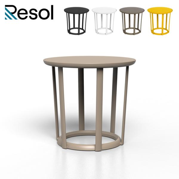 ＜商品紹介＞2〜3脚のチェアで囲いセンターテーブルとして、またチェアサイドに置けばサイドテーブルとしても使用でき、マルチに活躍します。＜商品概要＞ガーデンテーブル 小 サイドテーブル ローテーブル 「Resol RAFF リソル ラフ ラウ...