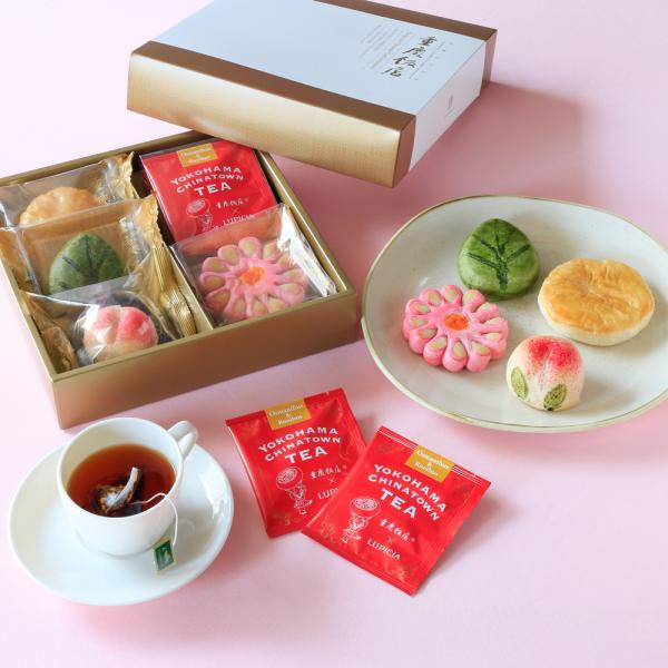 香り豊かな茶と、彩り美しい中華菓子をお楽しみいただける、 数量限定の特別な詰め合わせです。「Osmanthus＆Rooibos」は、すっきりとした飲み口のハニーブッシュとルイボスをベースに、 金木犀の華やかな香りとオレンジピースのやさしい柑...