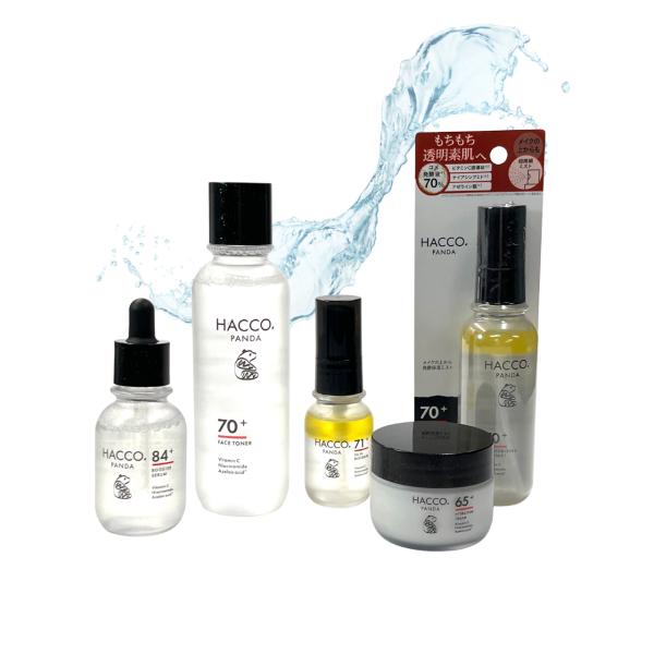 **発酵パンダ**（HACCO.PANDA）は、日本の発酵文化と、最新のスキンケア科学から生まれました。有機栽培のあきたこまち由来の米発酵液を使用、うるおい・ハリ・透明感を求める方に向けて開発された“発酵スキンケア”シリーズ。朝比奈彩さんイ...