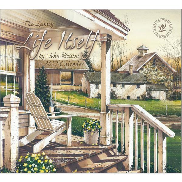 【発売日：2026年09月15日】2027年Legacyレガシーカレンダータイトル： Life Itself／ライフ イッツセルフ　作家：John Rossiniサイズ：幅34×長さ60cm（レギュラーサイズ）宅配サイズ：M(保険付)　定形...